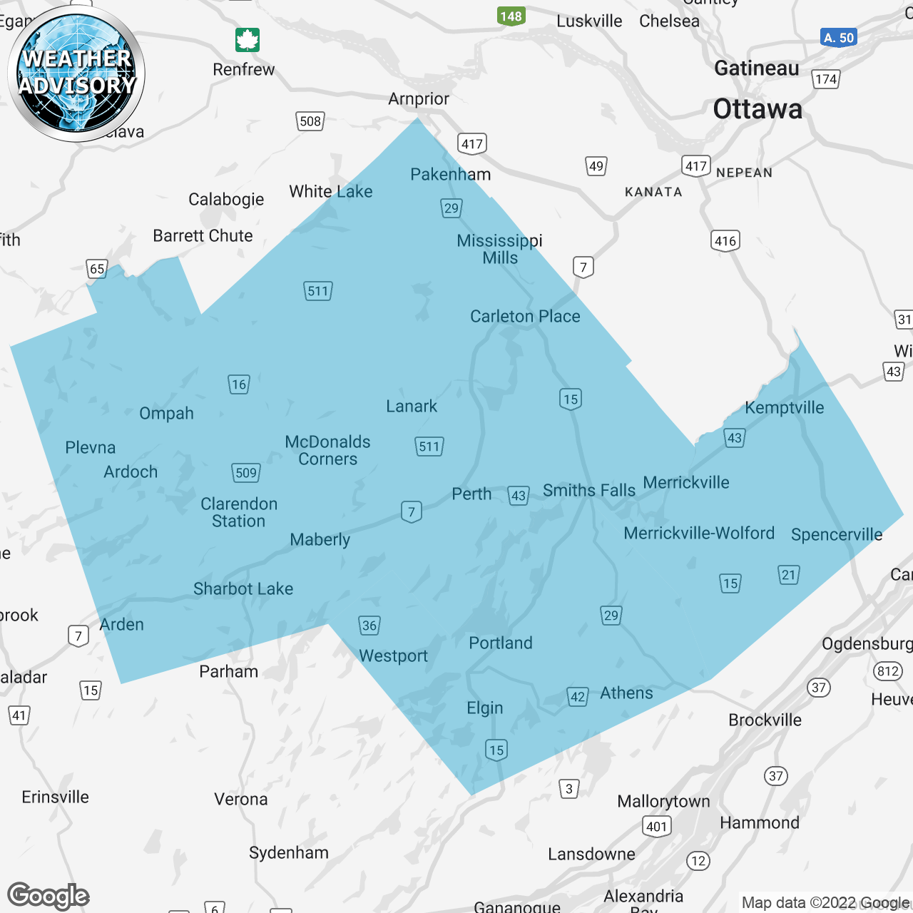 Weather Advisory Issued Weather Advisory Issued
