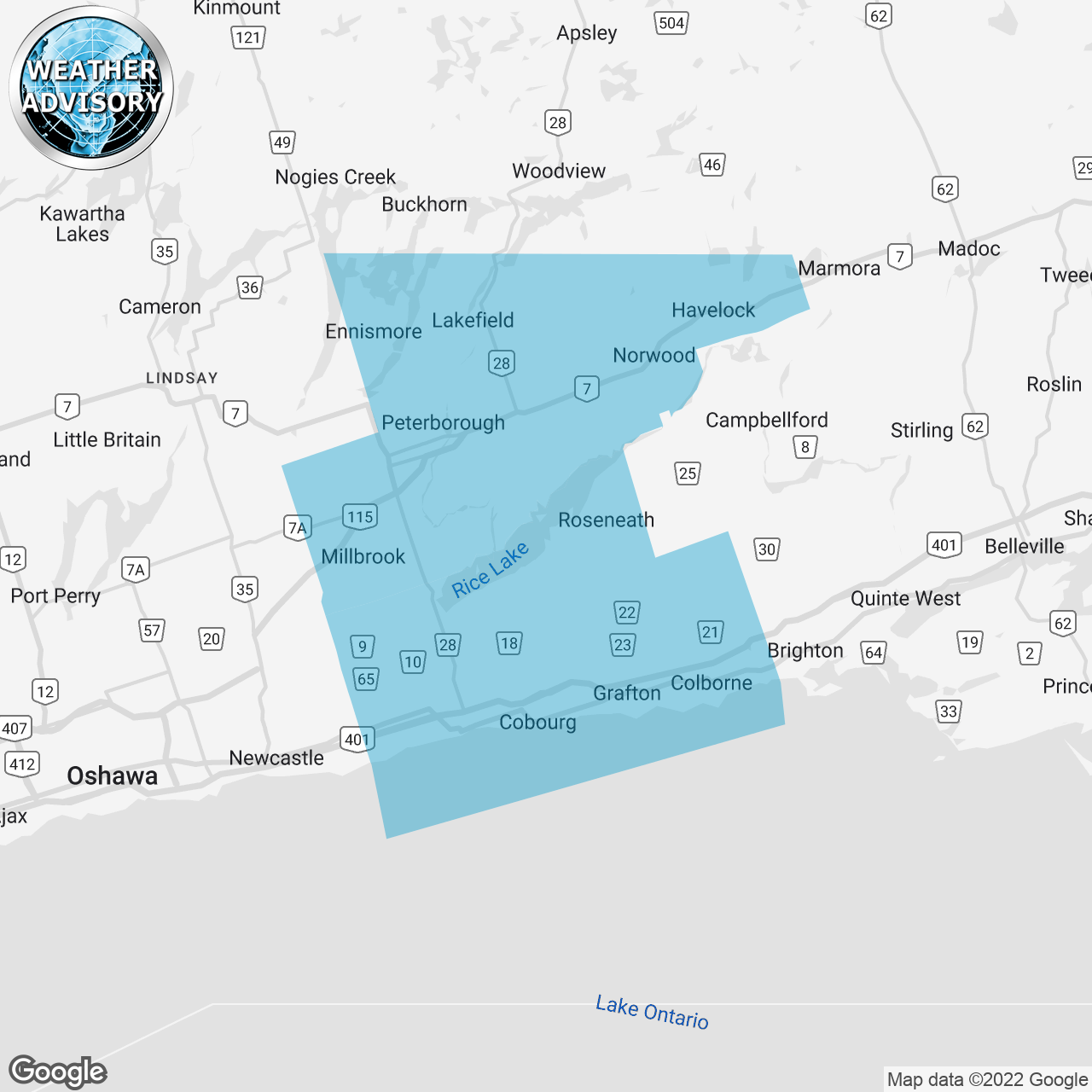 Weather Advisory Issued Weather Advisory Issued