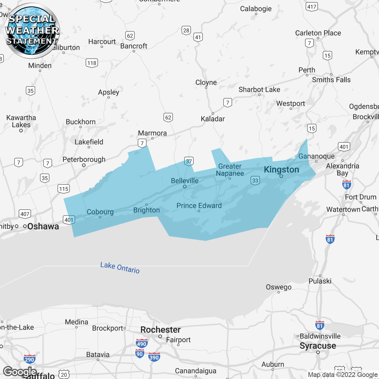 Special Weather Statement Issued