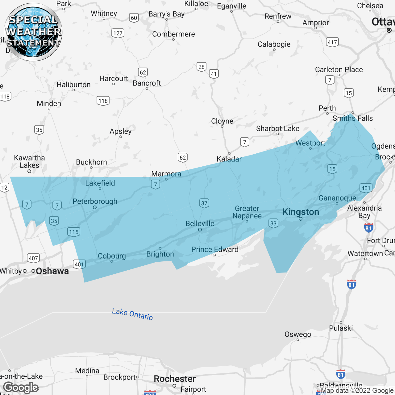 Special Weather Statement Issued