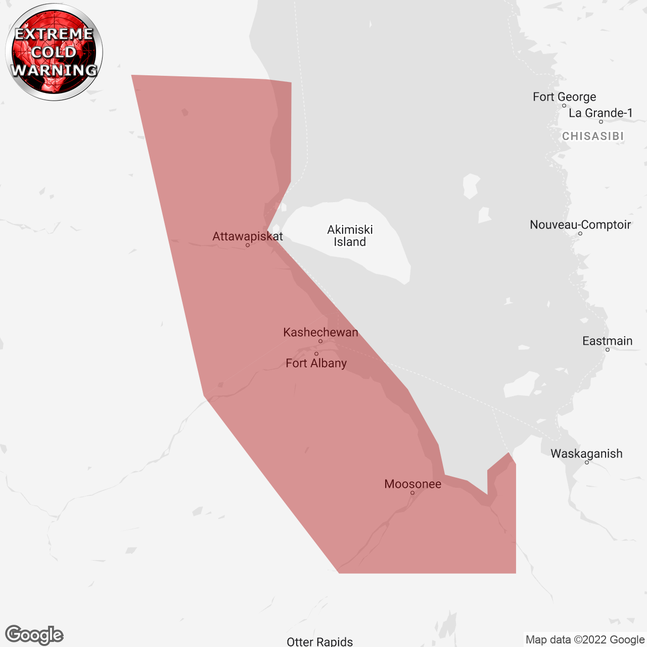 Extreme Cold Warning Issued