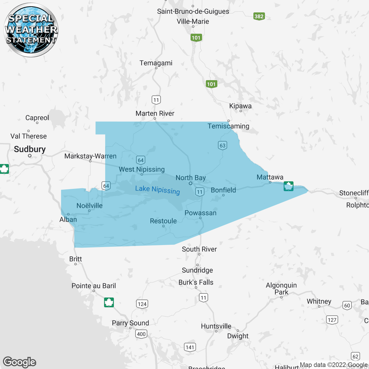 Special Weather Statement Issued