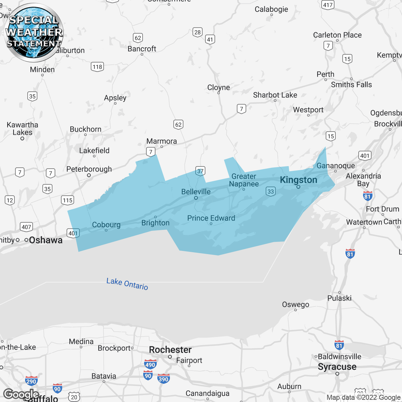 Special Weather Statement Issued