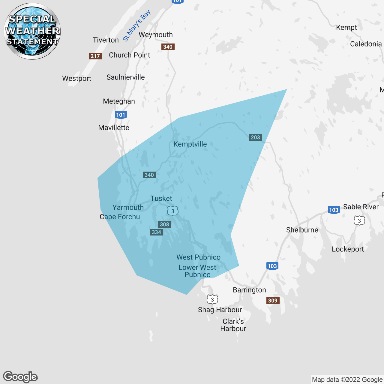 Special Weather Statement Issued