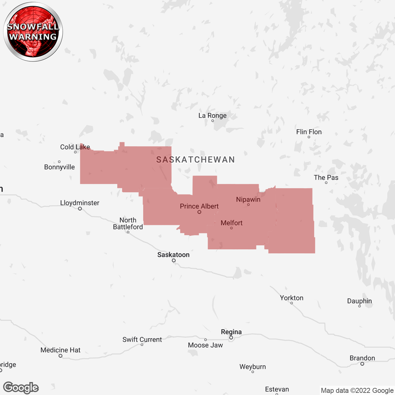 Snowfall Warning Issued