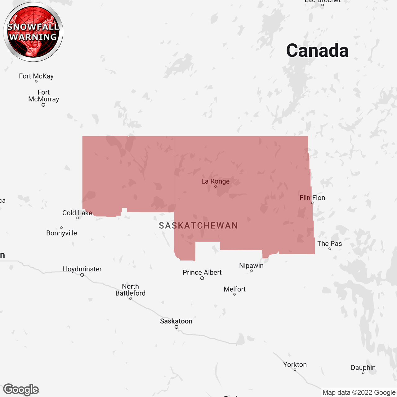 Snowfall Warning Issued