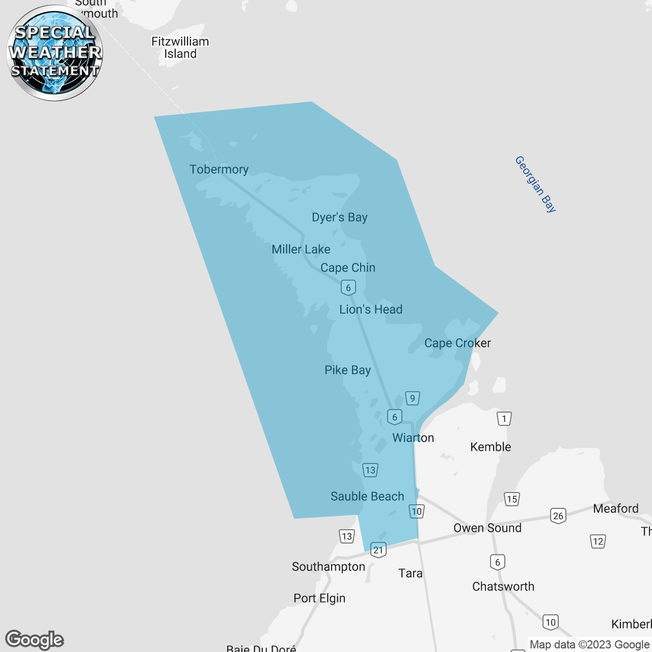 Special Weather Statement Issued