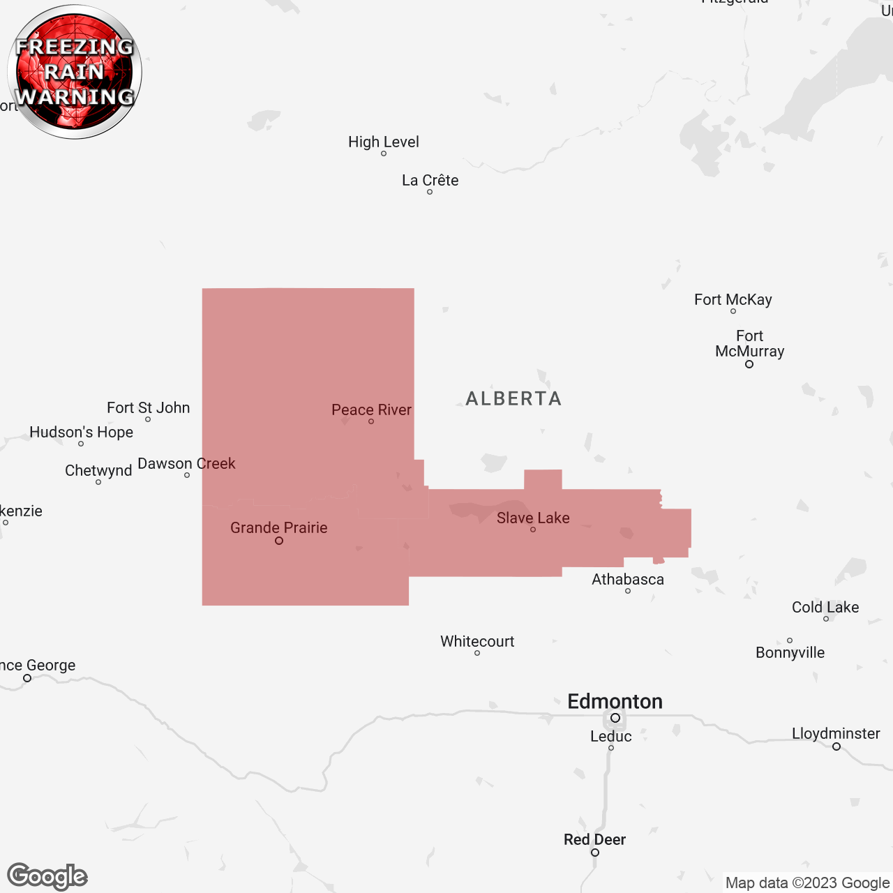 Freezing Rain Warning Issued