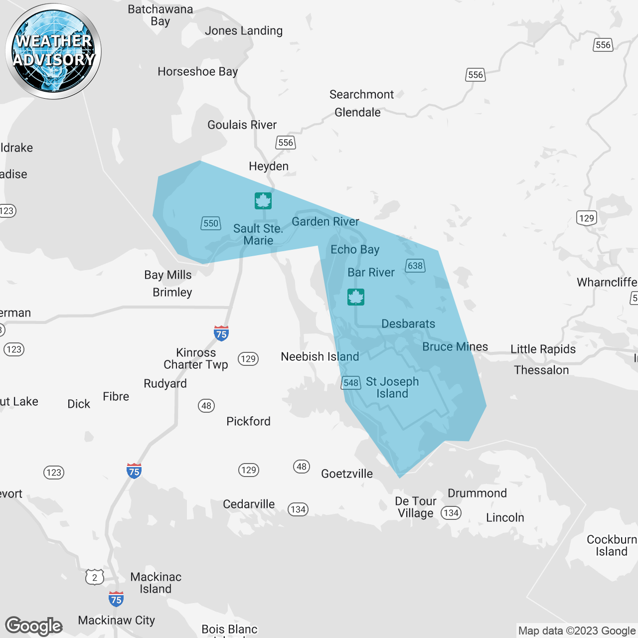 Weather Advisory Issued