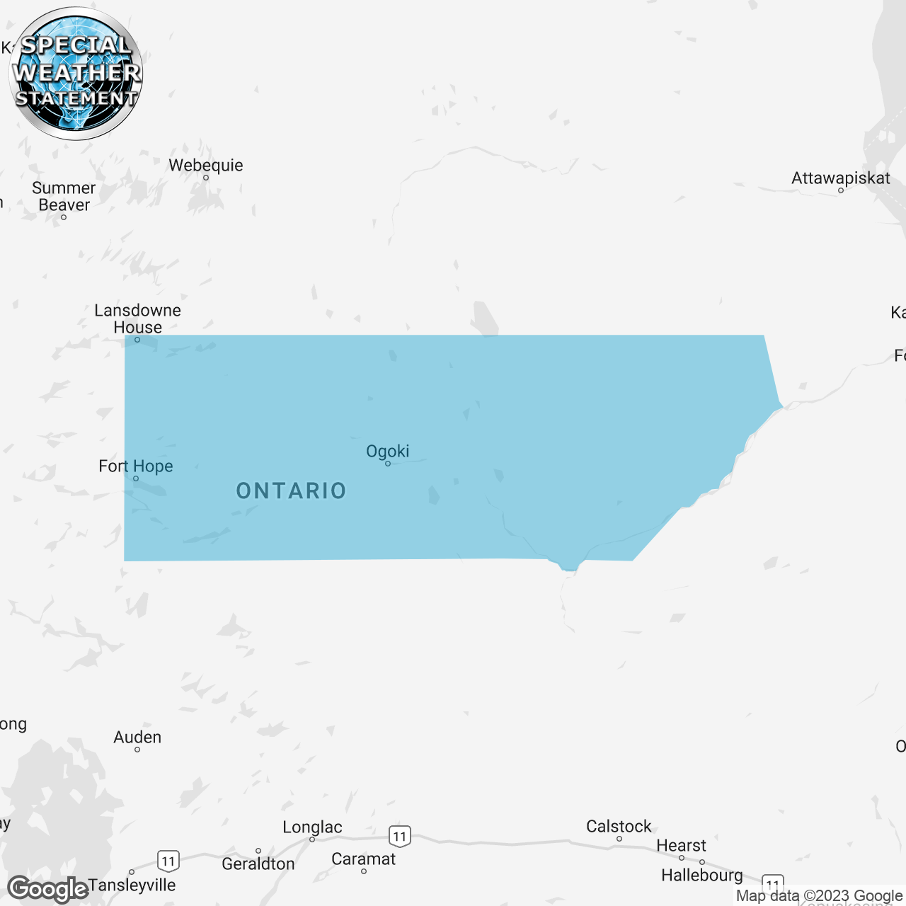 Special Weather Statement Issued