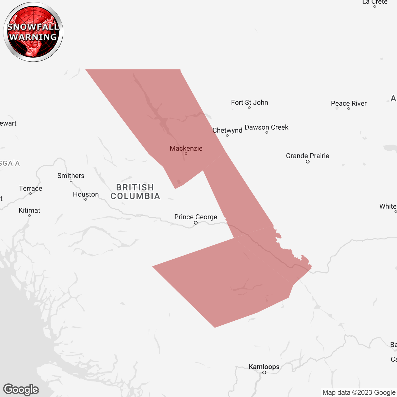 Snowfall Warning Issued