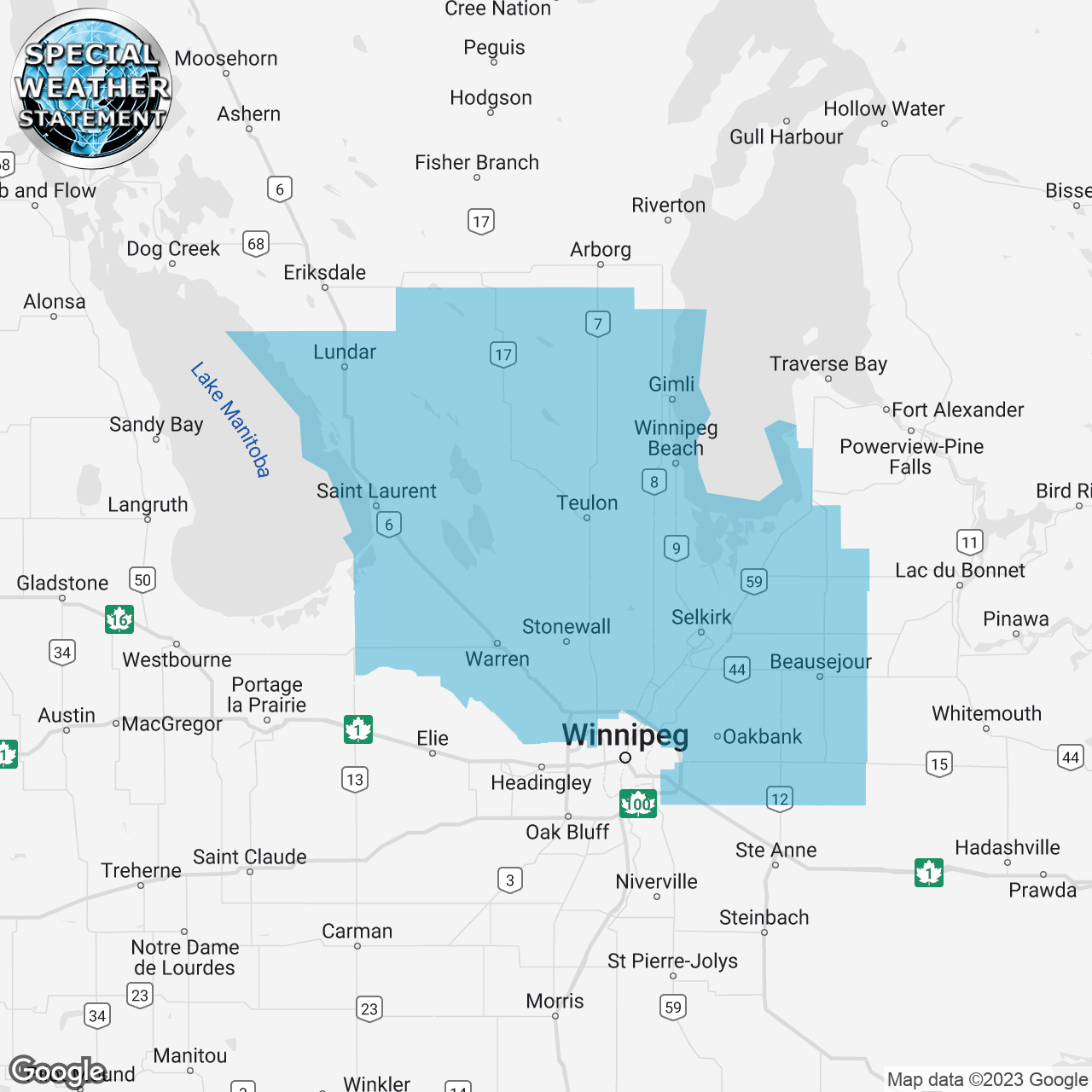 Special Weather Statement Issued