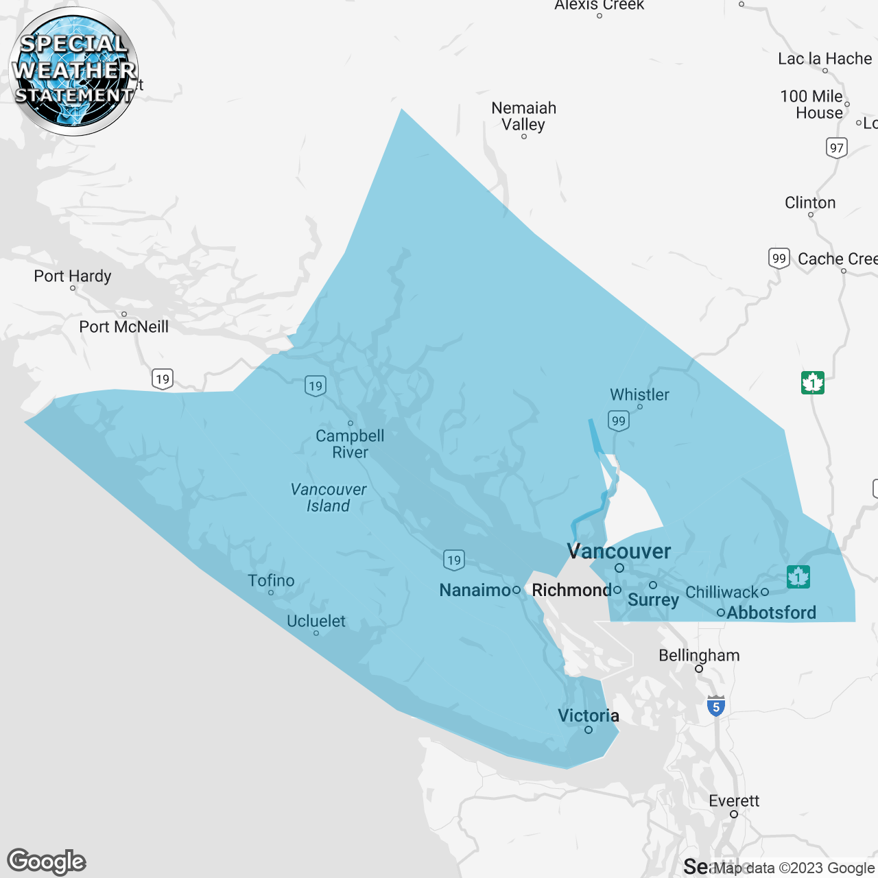 Special Weather Statement Issued