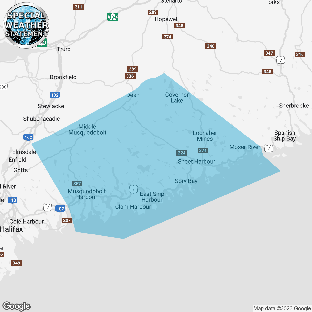 Special Weather Statement Issued