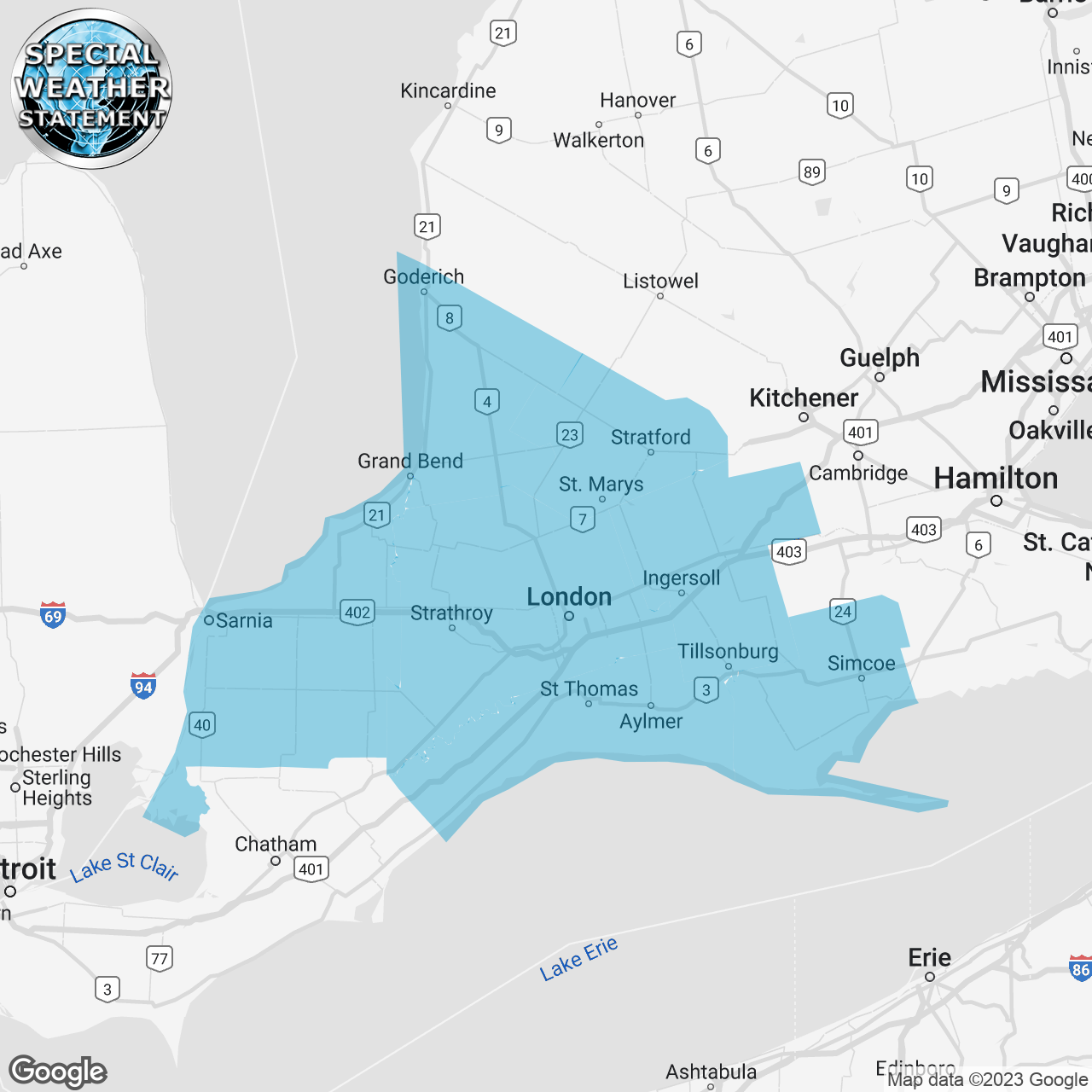 Special Weather Statement Issued