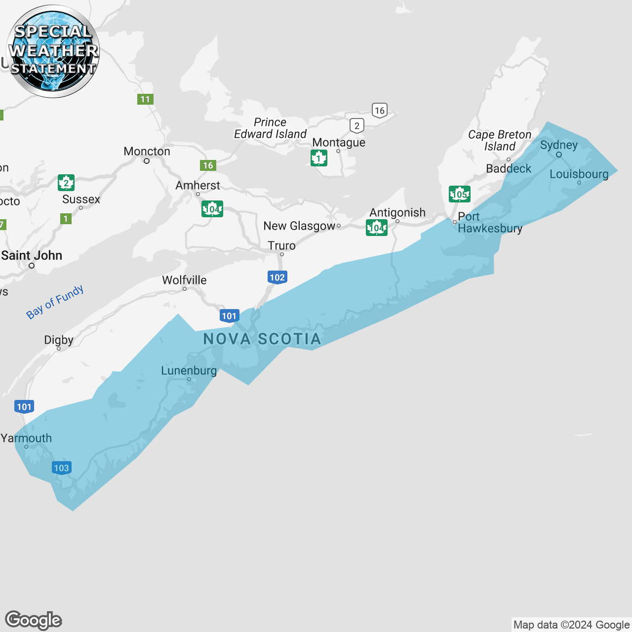 Special Weather Statement Issued