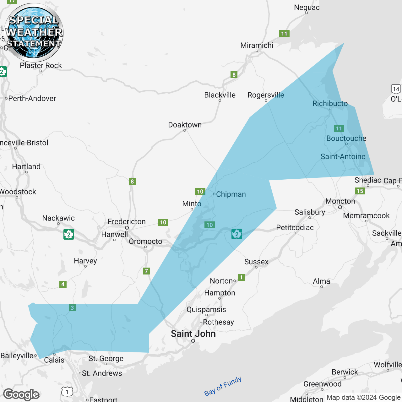 Special Weather Statement Continued