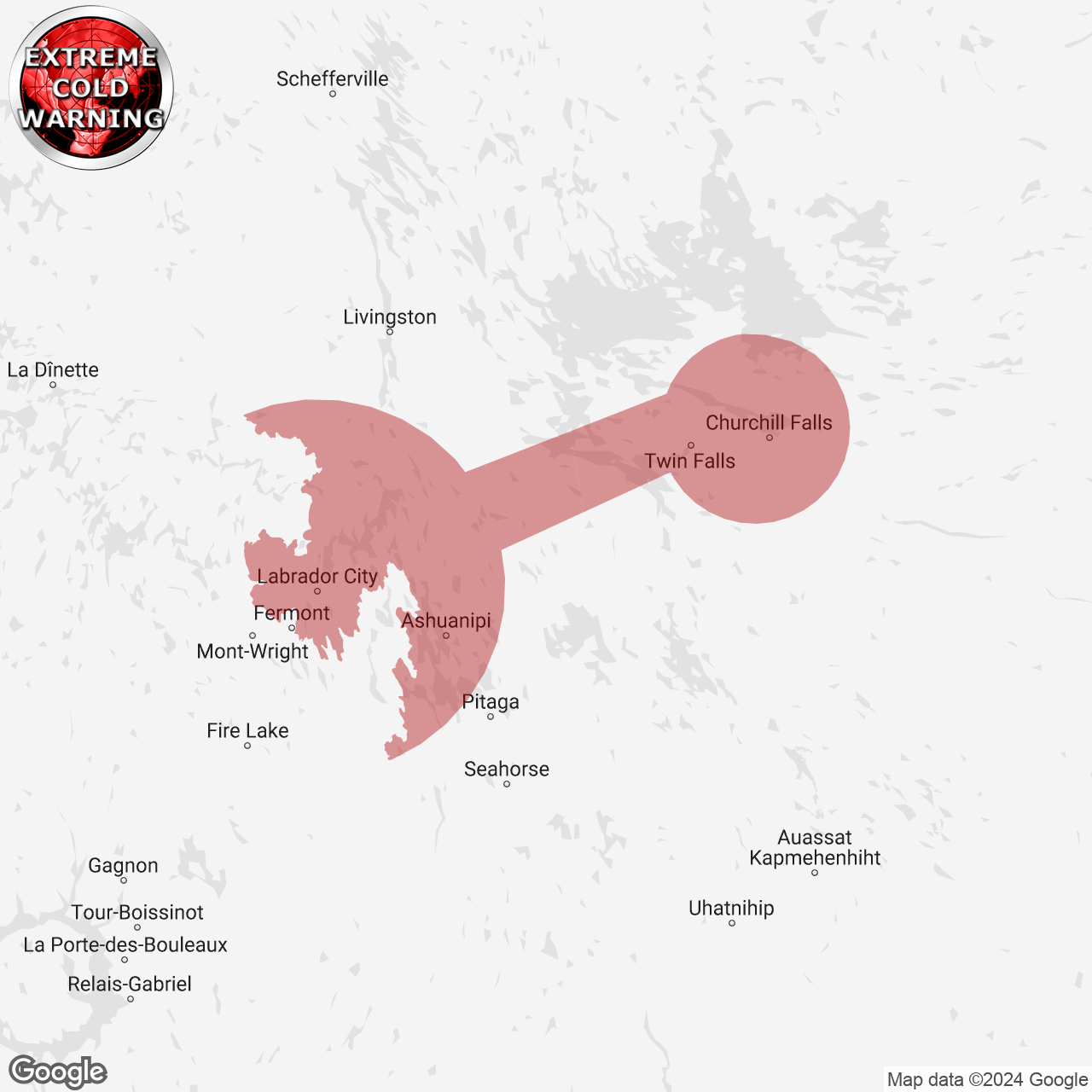 Extreme Cold Warning Continued