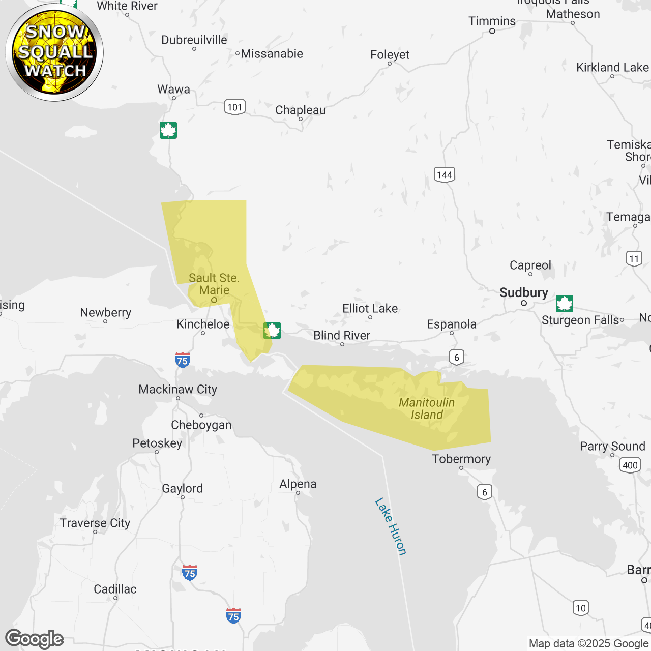 Snow Squall Watch Issued